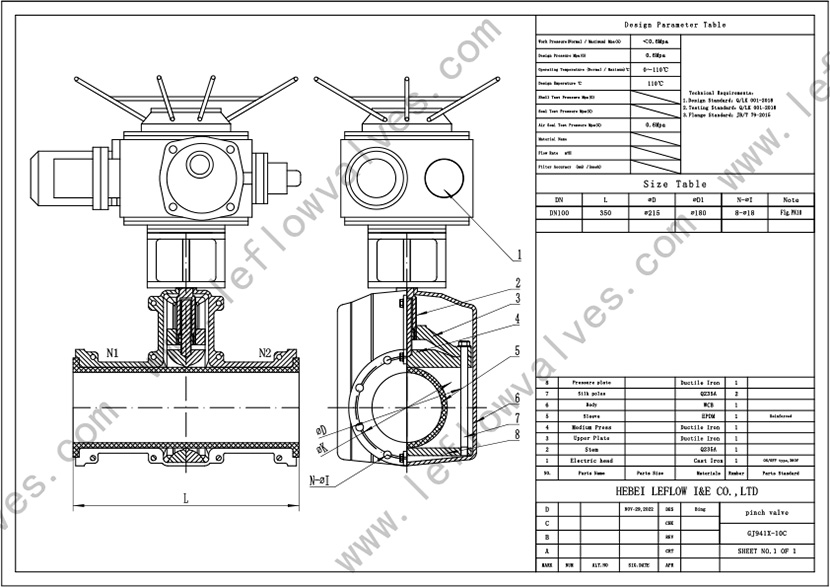 PINCH VALVE - HEBEI LEFLOW IMPORT AND EXPORT CO., LTD.